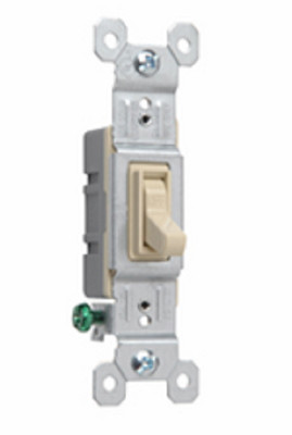660-IG Toggle Switch 15A Single Pole Grounding Ivory 20-Pack New | eBay