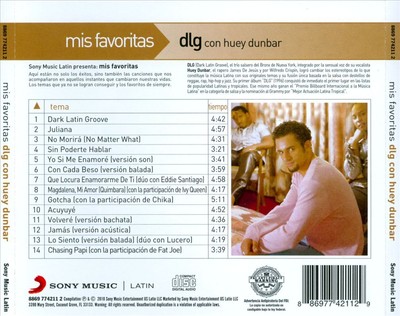 DLG (DARK LATIN GROOVE) MIS FAVORITAS NEW CD 886977421129| eBay