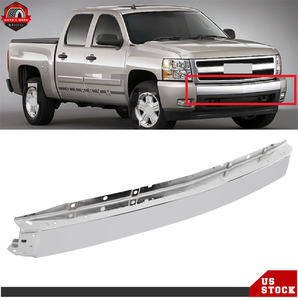 Steel Front Bumper Impact Face Bar Chrome For 2007-2013 Chevrolet ...