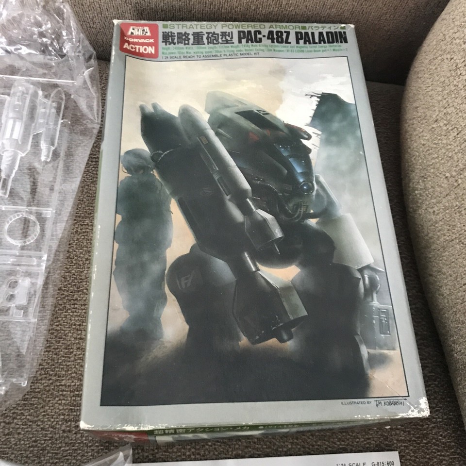 Vintage Dorvack 15 Gunze Sangyo PAC-48Z Paladin 1:24 Scale Model Kit ...