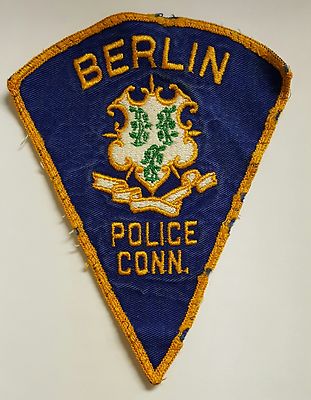 Berlin Connecticut Police Department Cloth Patch | eBay