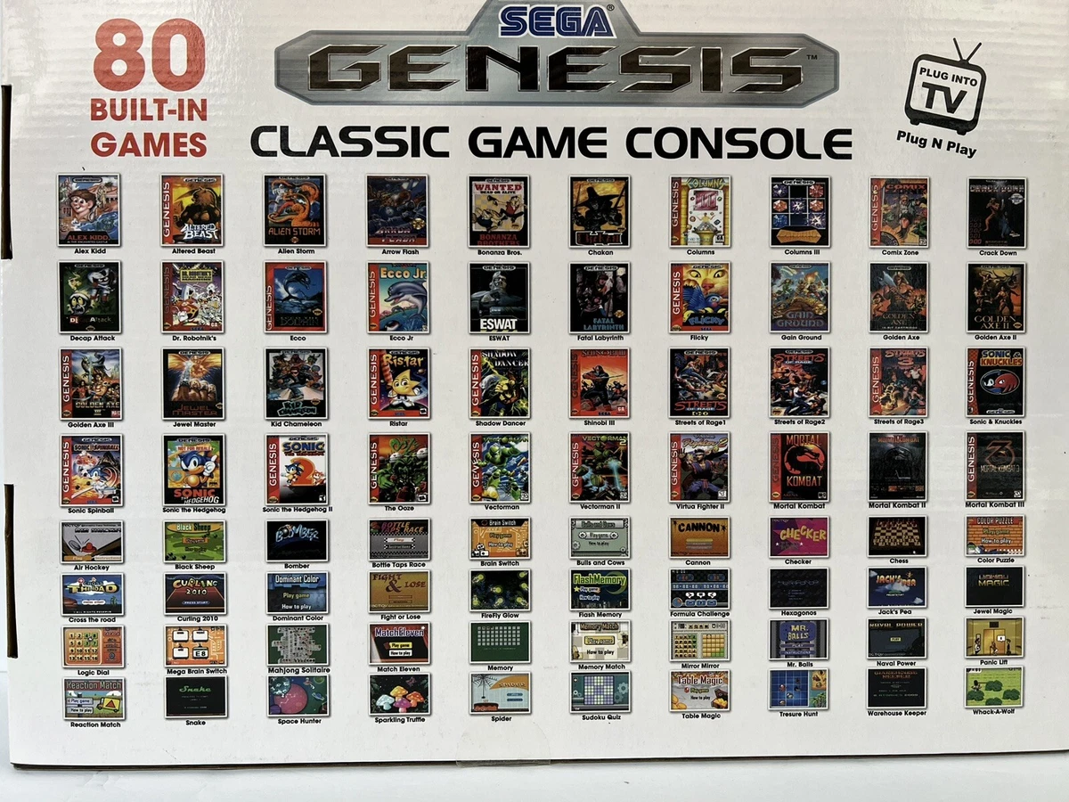 Sega Games List