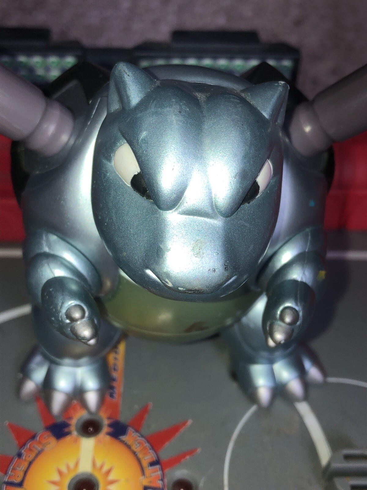 Pokemon Hydro Pump Water Squirting Shiny Blastoise figure- 2000 Hasbro ...