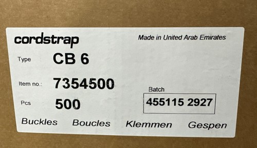 CordStrap CB6 Buckles 500 Galvanized steel wire for clasping strapping ...