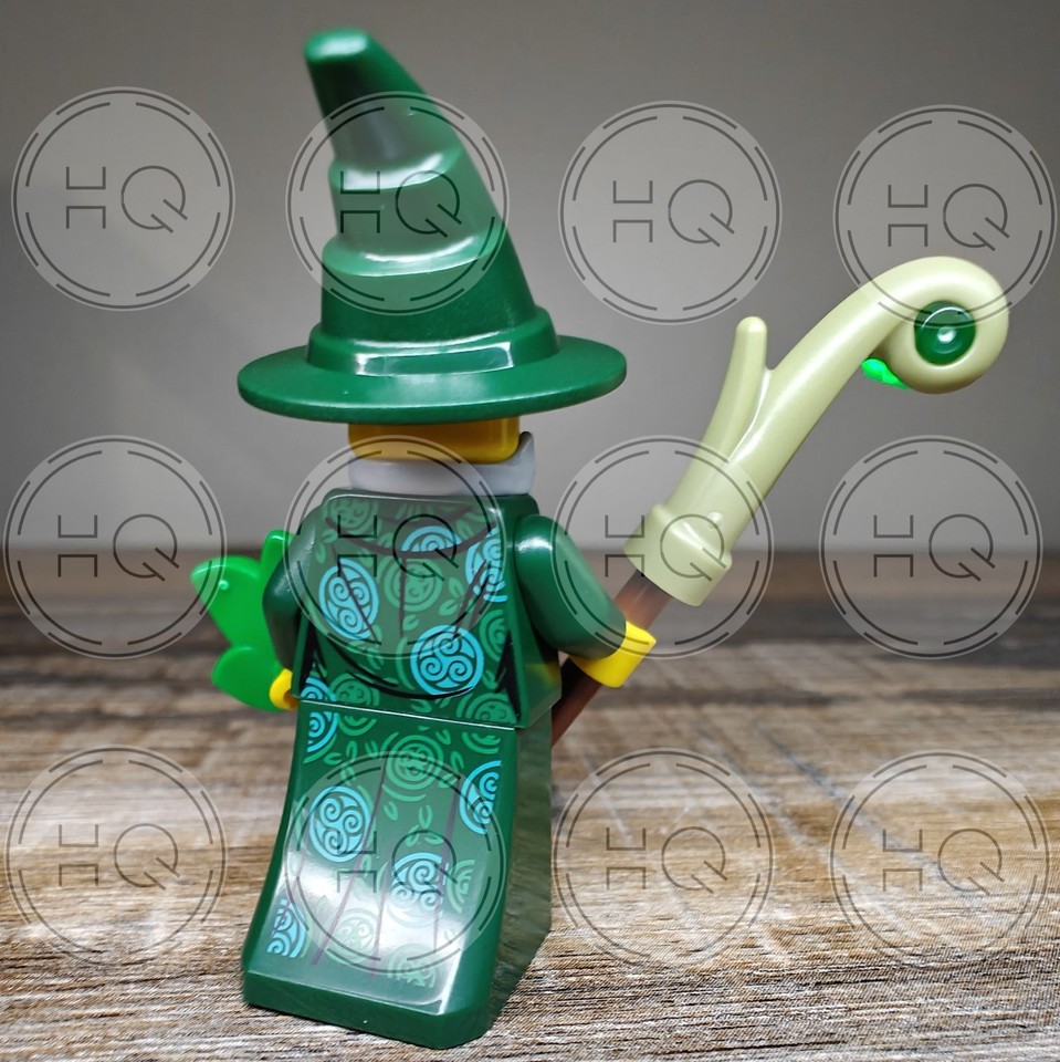 **NEW** 100% LEGO Druid Wizard Medieval Town Castle MOC Minifigure | eBay