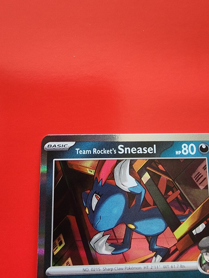 Destined Rivals - Team Rocket's Sneasel - 128/182 - English Holo Rare ...