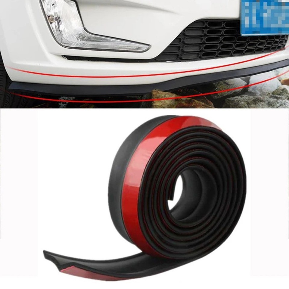 Vehicle Front Bumper Guard Strip 25m Soft Rubber Scratch and Protection ...