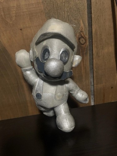 Rare 1996 Super mario 64 N64 Metal Mario Plush doll toy Nintendo ...