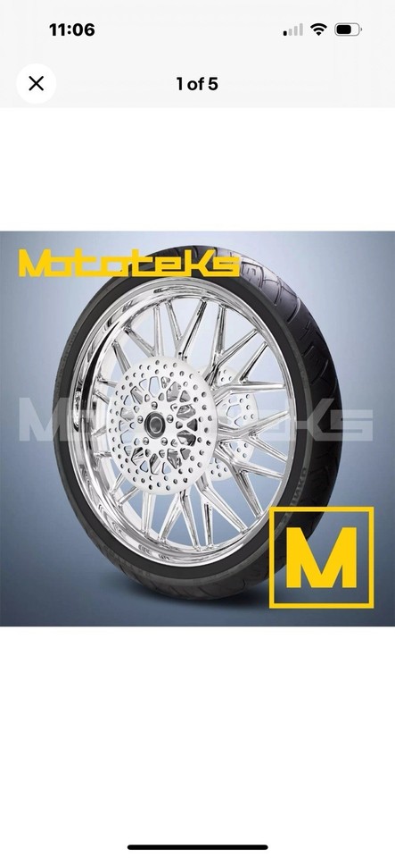 Mototeks 21x3.5 Core Mag Wheel Chrome for Harley Softail Models | eBay