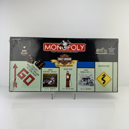 Harley Davidson Live To Ride Edition 2000 Monopoly Board Game NEW ...