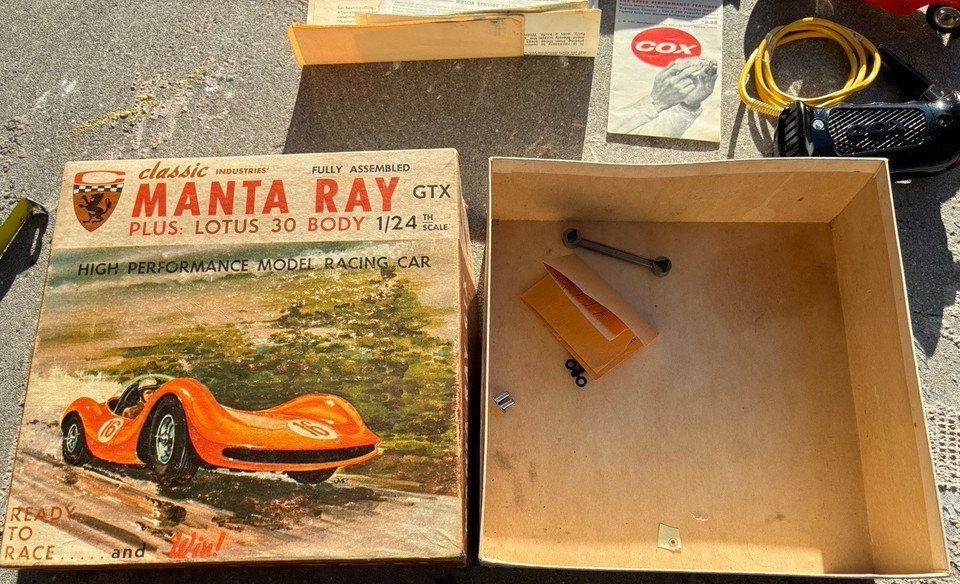 Classic Industries Manta Ray Lotus 30 Slot Xar 1:24 US W/ Box & Extras ...