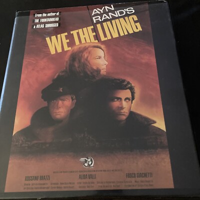 RARE Ayn Rand WE THE LIVING VHS Collectors Edition With Press Kit ...