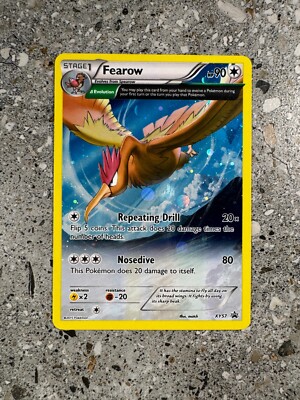 Pokemon TCG Cards Fearow XY57 Black Star Full Art Holo Promo NM | eBay