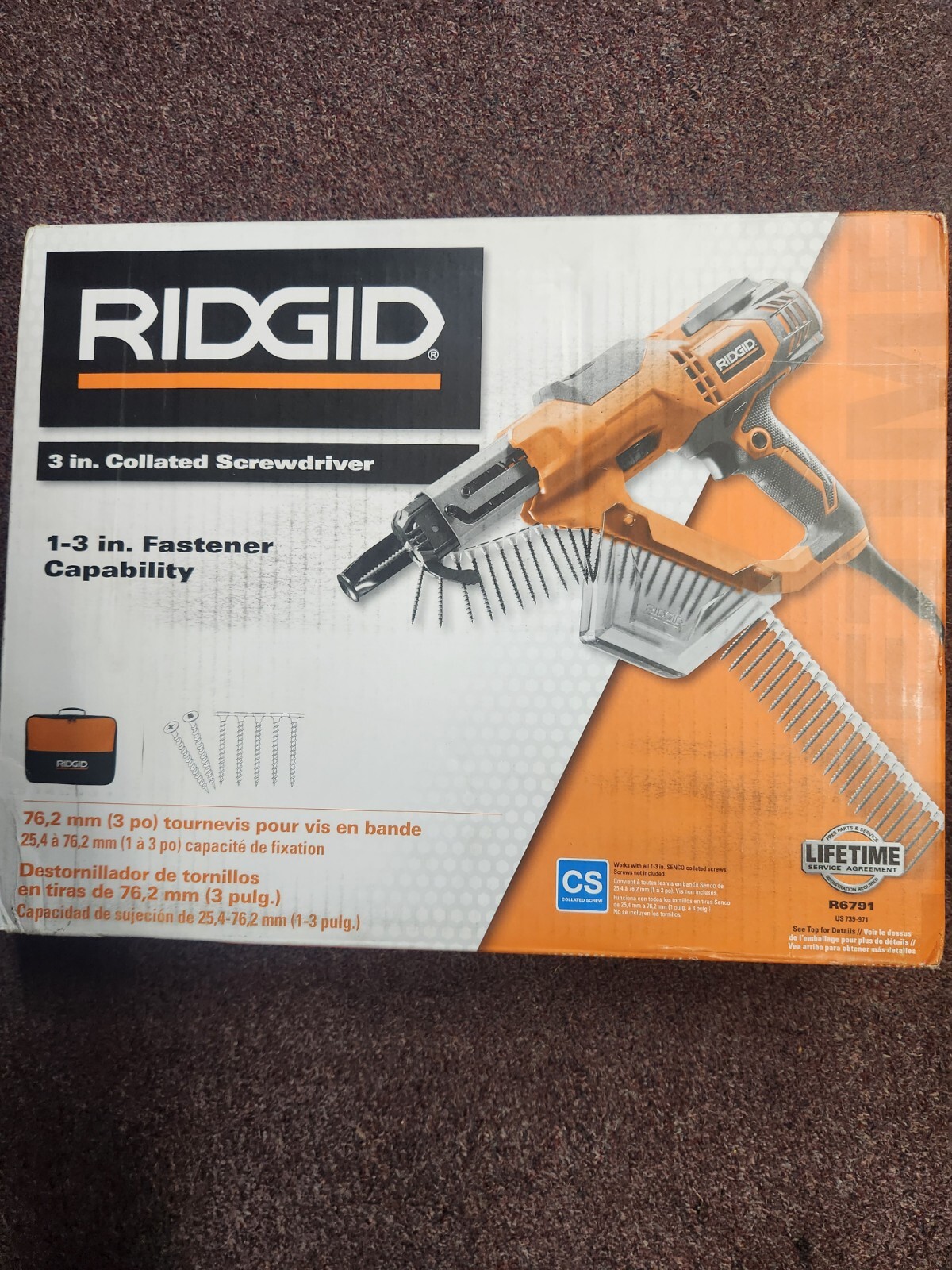 Ridgid 3in Collated Screwdriver R6791 | eBay