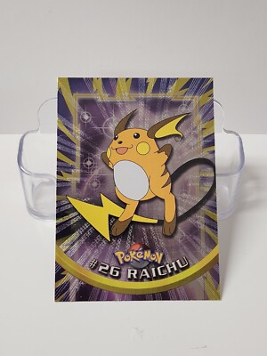 Pokemon Topps Raichu #26 - Rays Textured Foil 2nd Print (NM) | eBay