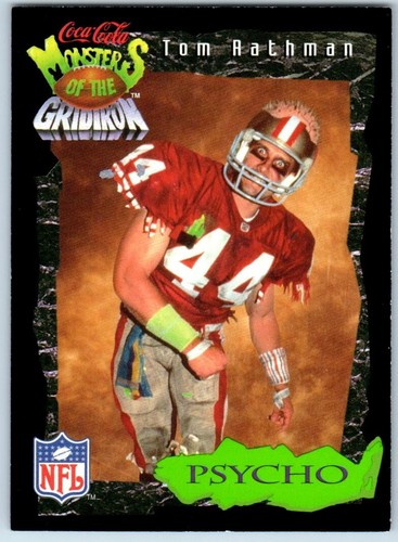 Tom Rathman Monsters of the Gridiron Coca Cola 1994 27 NFL Football ...