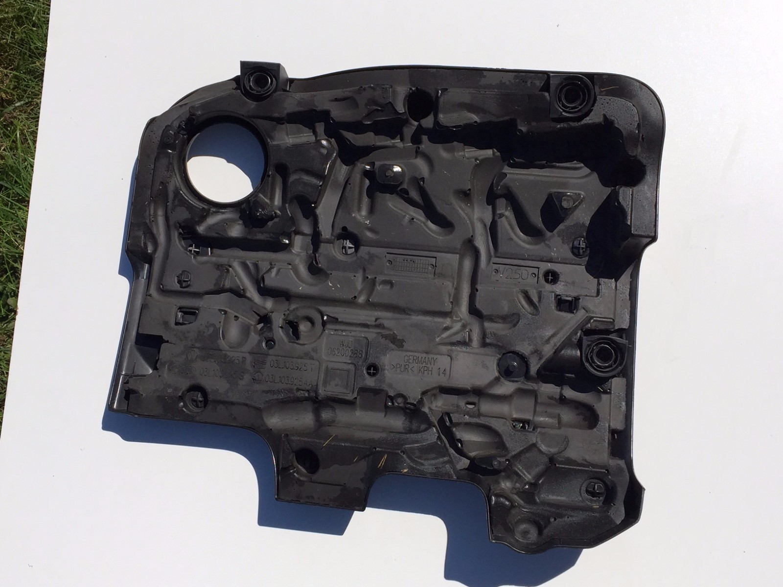 VW GOLF MK6 JETTA PASSAT EOS 2.0 TDI ENGINE COVER | eBay