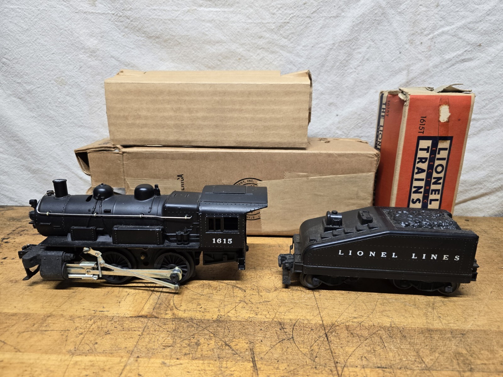Lionel 1615 Locomotive w/ 1615T Switcher Original Boxes | eBay