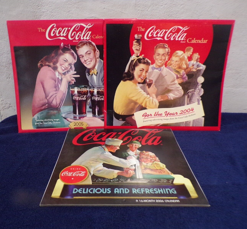 Coca Cola 12 Month Calendar Vintage Art 2000-2019 in Original Envelope ...
