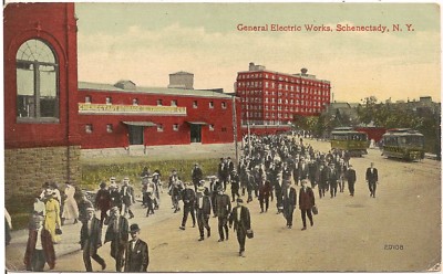 View of General Electric Works in Schenectady NY Postcard | eBay