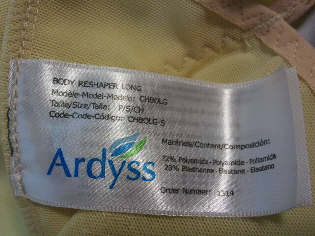 Ardyss Body Magic Shaper size Small 34 w/Zipper Mid Thigh Beige CHBOLG ...
