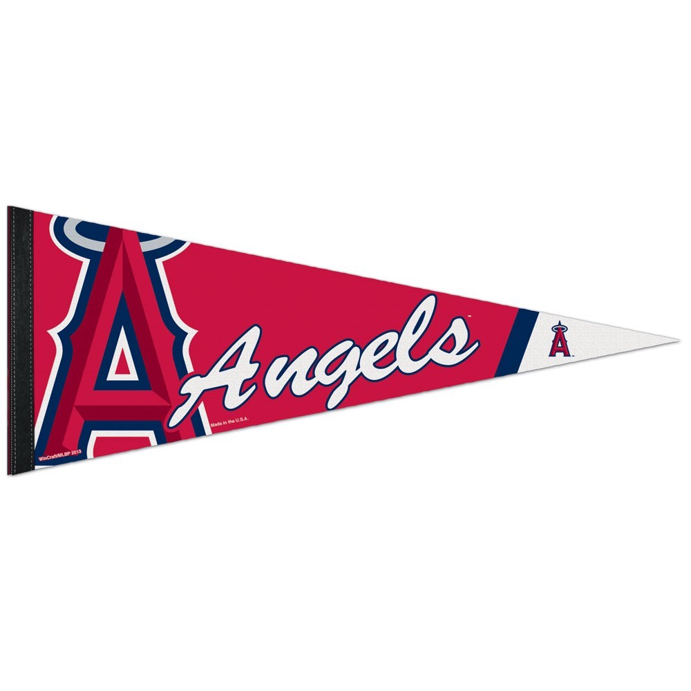 LOS ANGELES ANGELS ROLL UP FELT PREMIUM PENNANT 12"x30" NEW WINCRAFT 👀 ...