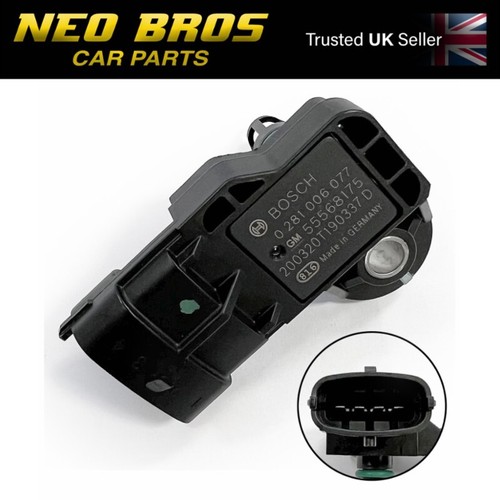 Genuine BOSCH MAP Manifold Air Pressure Sensor, Saab Vauxhall ...