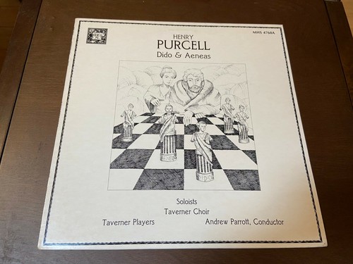 Purcell~Dido & Aeneas~Taverner Choir, Players~Parrott~CLASSICAL LP ...