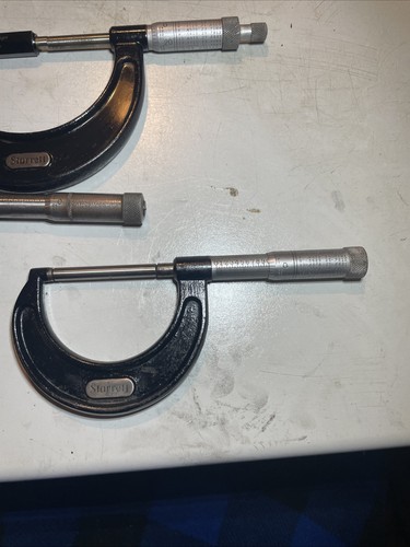 Starrett 0-4” Outside Micrometer Set In Wood Box | eBay