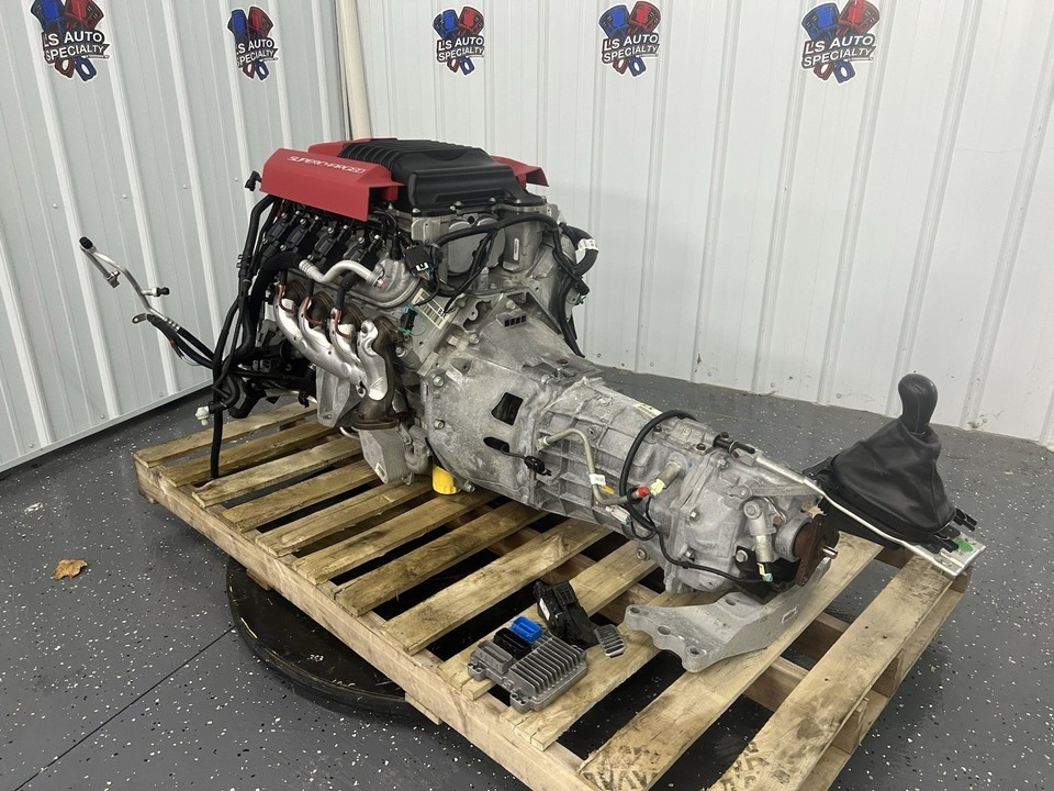 2013 Camaro ZL1 6.2L LSA Supercharged Engine TR6060 6-Speed Man Trans ...