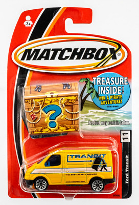 2005 Matchbox #11 Ford Transit YELLOW | SQUARED CHINA | w/ BUMPER ...