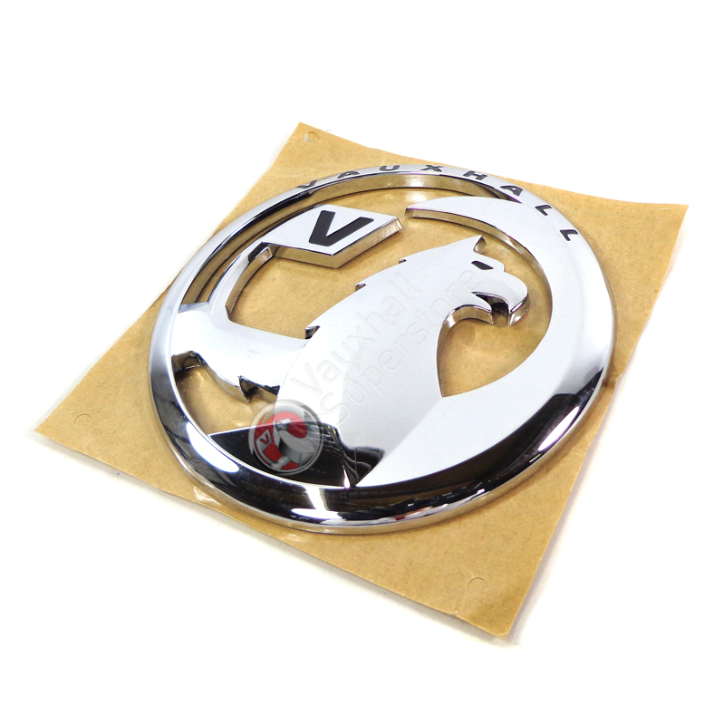 Genuine Vauxhall Zafira B Rear Griffin Badge Emblem - Black Letters ...