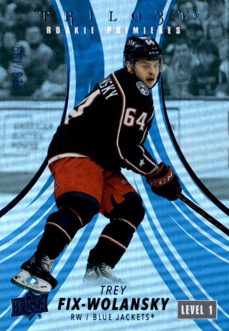 2022-23 Upper Deck Trilogy - Rookie Premieres Blue #103 Trey Fix ...
