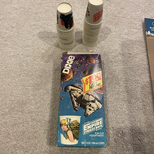 Vintage Star Wars Dixie Cups Empire Strikes Back Assortment 1981 53 ...
