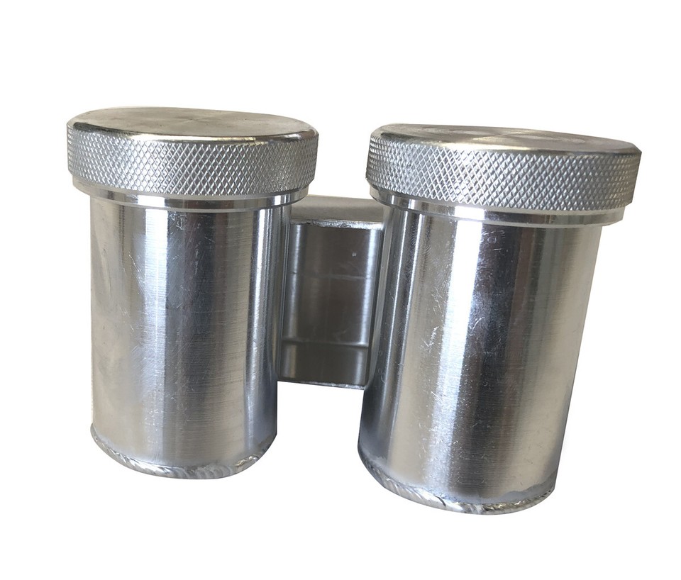 Alloy Aluminum Brake Clutch Fluid Reservoir Pot AN-4 (4AN 7/16" x 20 ...
