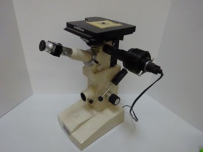MICROSCOPE UNITRON NEOMET STAGE INVERTED METALLOGRAPH JAPAN OPTICS AS ...