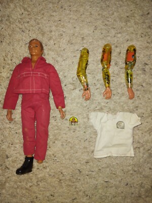 Six Million Dollar Man Steve Austin Bionic Man Vintage Toy Doll Parts ...