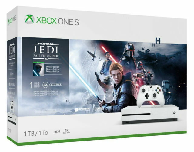 Microsoft Xbox One S Star Wars Jedi: Fallen Order Bundle 1TB ...