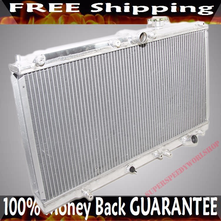 Dual Core Radiator fits 97-01 Honda Prelude 2.2L H22A4/ F22B1/ F22B2 ...