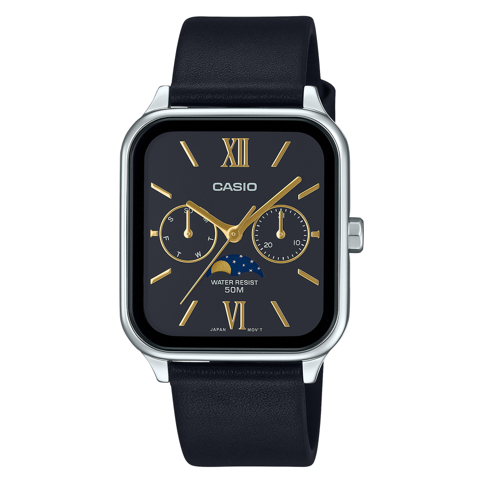 Casio Standard Moon Phase MTP-M305 Analog Men's Japan Mov't Quartz ...