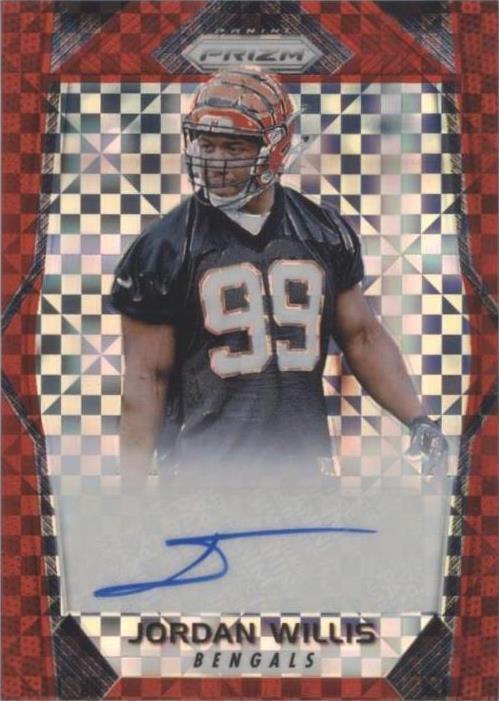 2017 Panini Prizm - Rookie Autographs Jordan Willis #RA-JW Red Power ...