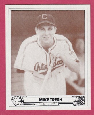 1943 Playball Baseball Card # 9 Mike Tresh -- White Sox -- Box 720 | eBay