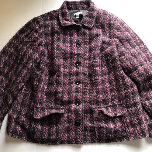 Croft & Barrow Pink Purple Jacket Women’s Plus Size 1X | eBay