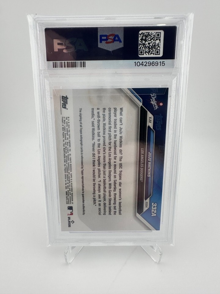 2024 Topps Now - Autographs #332A JuJu Watkins /99 PSA 10 - Auto 10 | eBay