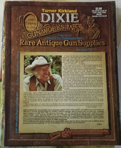 Dixie Gun Works Catalog 1980 #129A Rare Antique Guns and Supplies ...