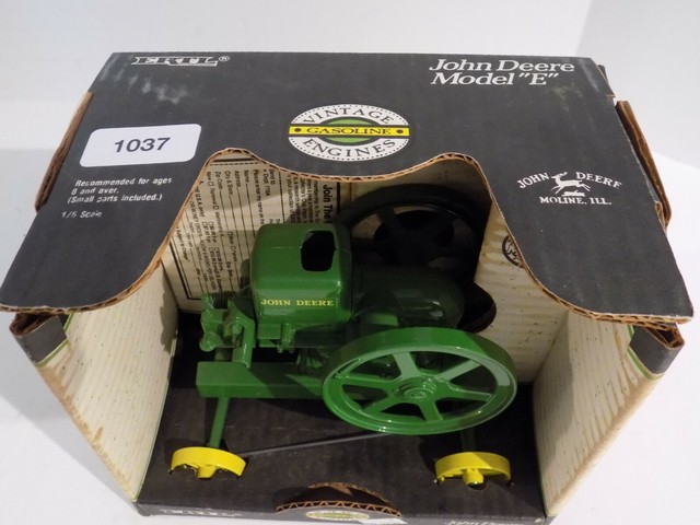 1990 Ertl John Deere Model E Vintage Gasoline Engine 4350 1/6 USA Made ...