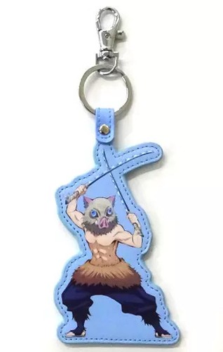 Miscellaneous goods Inosuke Tsukihira PU key chain "Demon Slayer ...