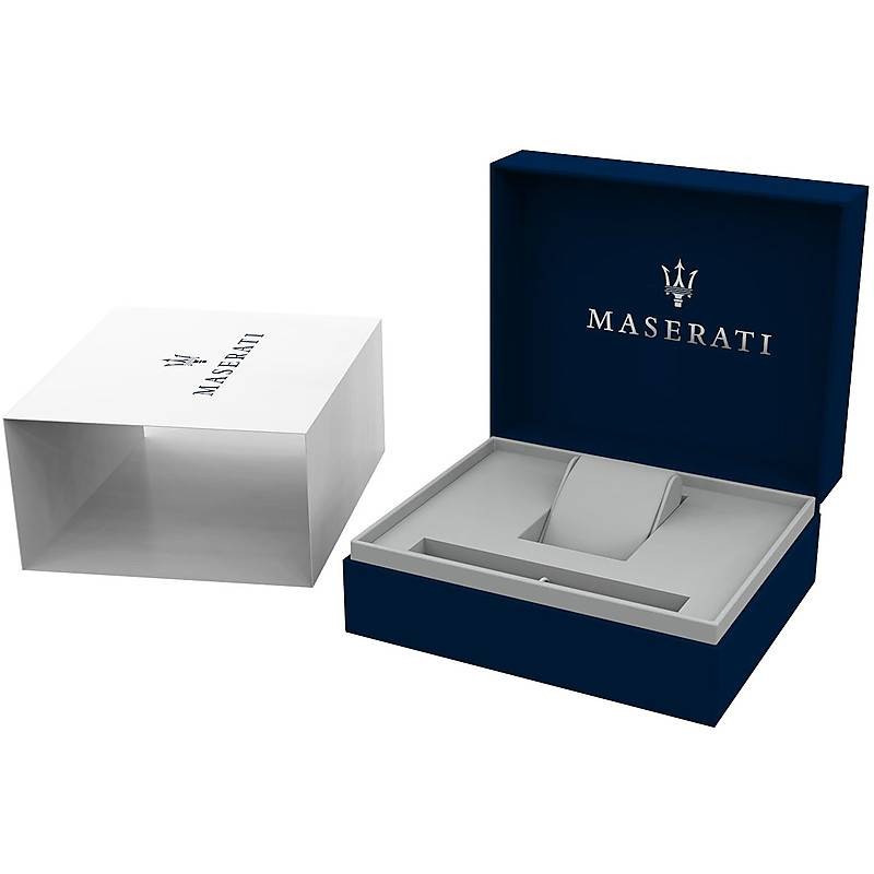 Orologio Maserati Velocità Slim Automatico R8823153001 Acciaio Blu 40mm ...