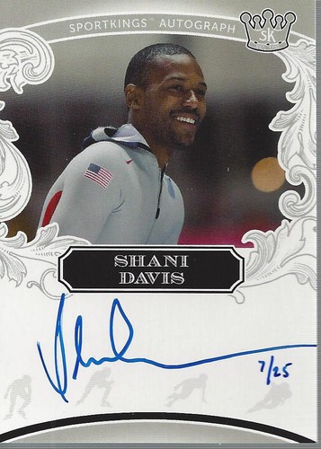 2018 Sportkings Autographs Silver #A8 Shani Davis Auto /25 - NM-MT | eBay