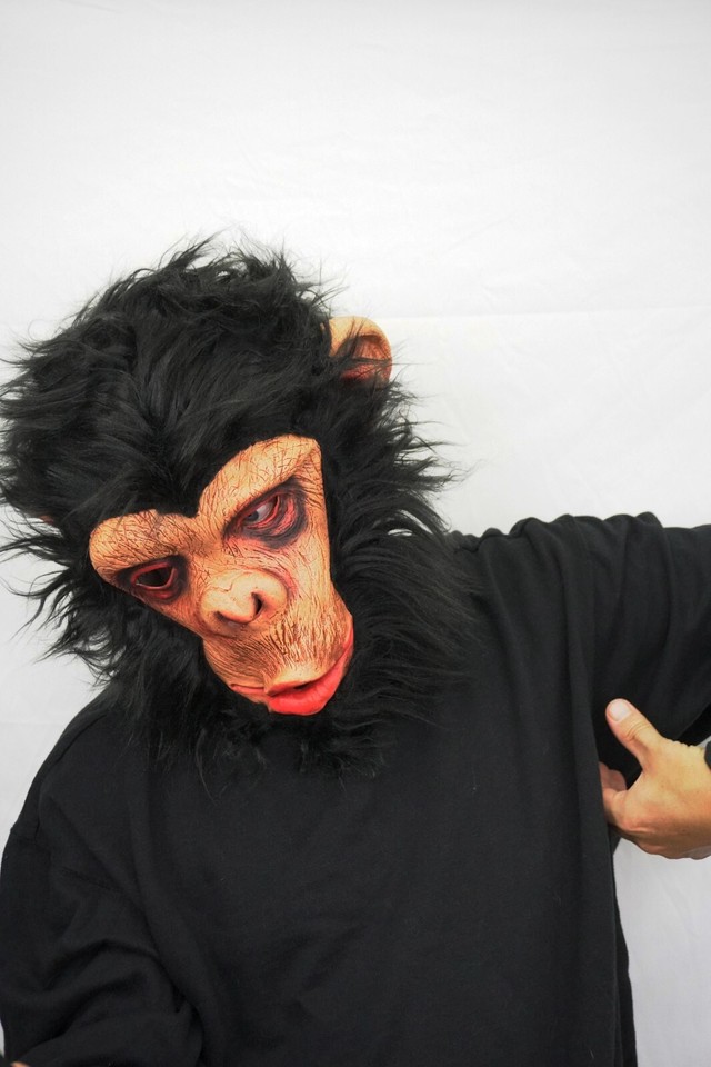 Monkey Halloween Mask Costume Party Adult Ape Mask | eBay